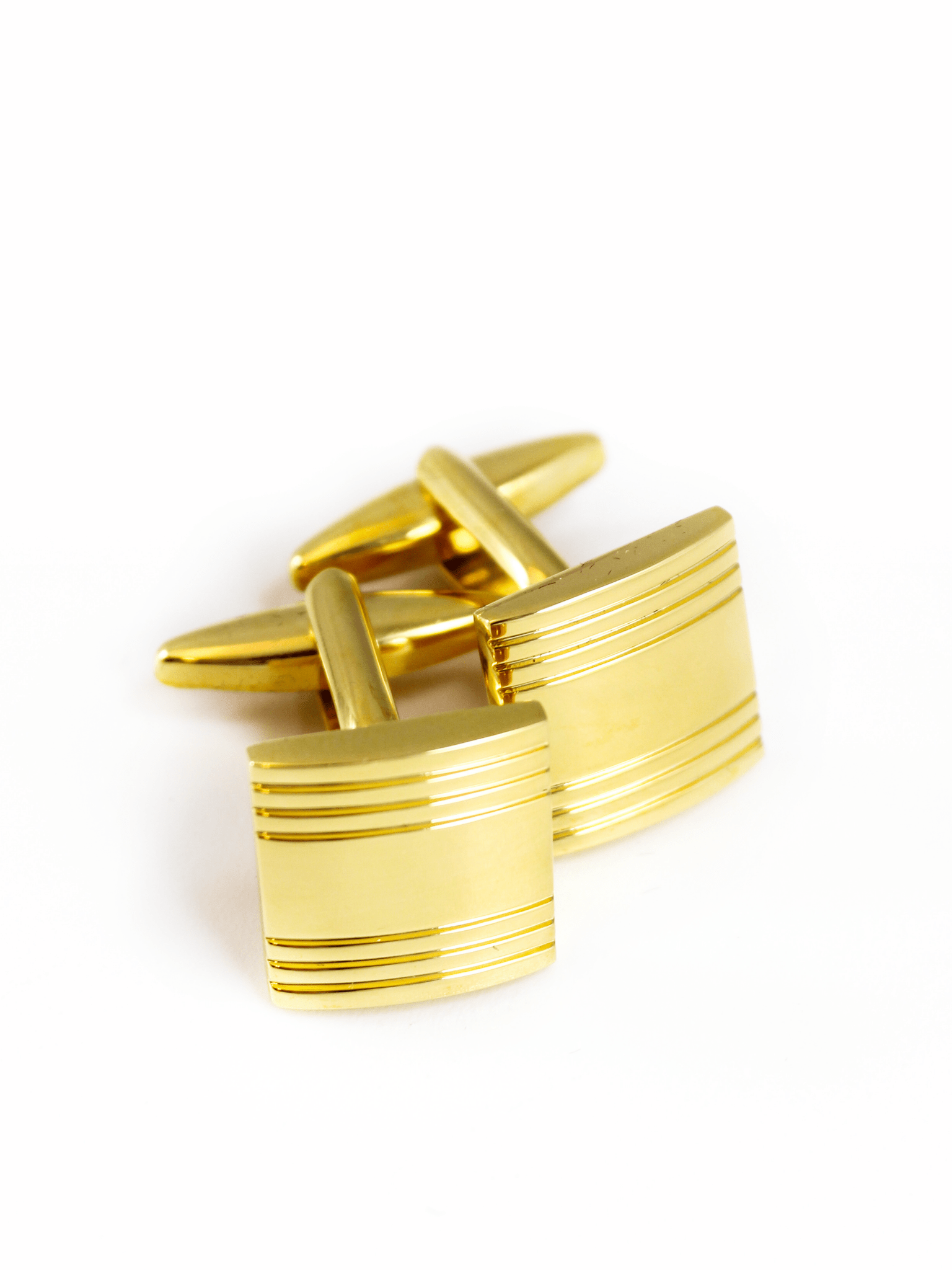 Cufflinks: Gold Square | John Crocket | Fine British Clothing